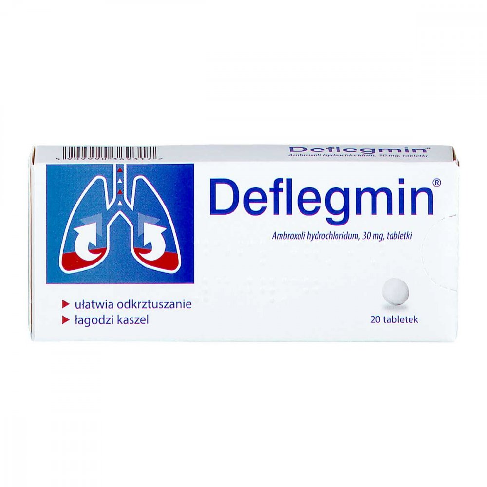 Deflegmin tabletki 20 | apteka internetowa apo-discounter.pl