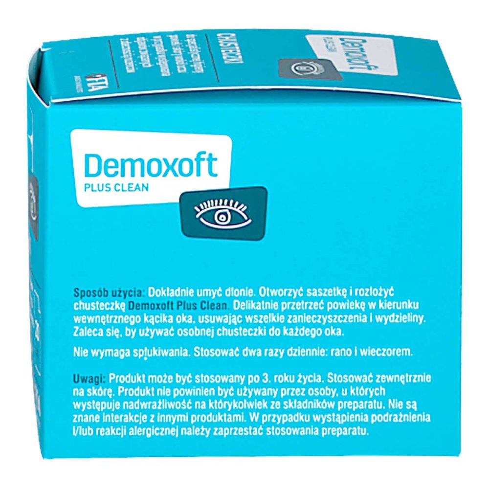 DEMOXOFT PLUS Clean chusteczki 20 kup online