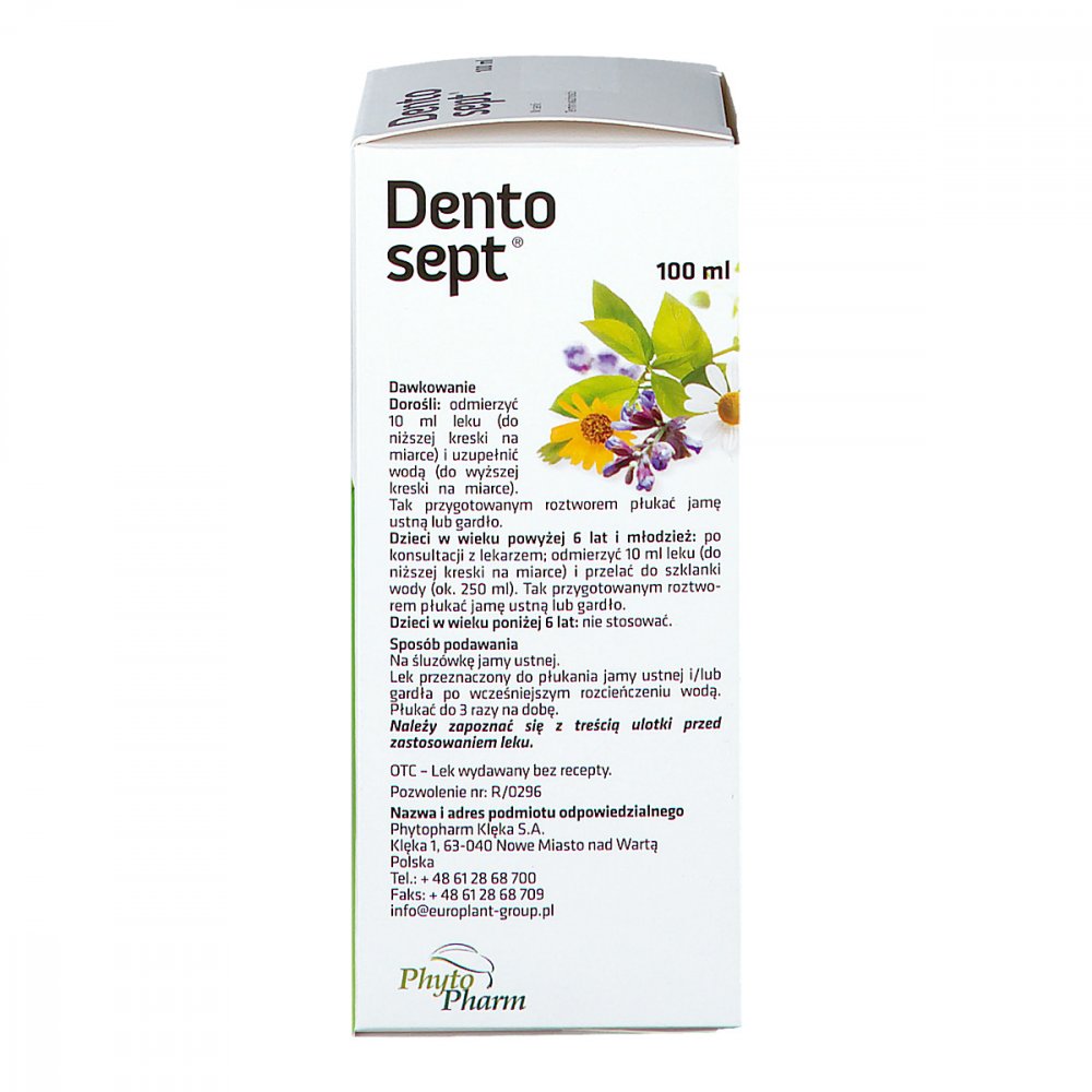 Dentosept 100 ml kup online | apteka internetowa apo-discounter.pl