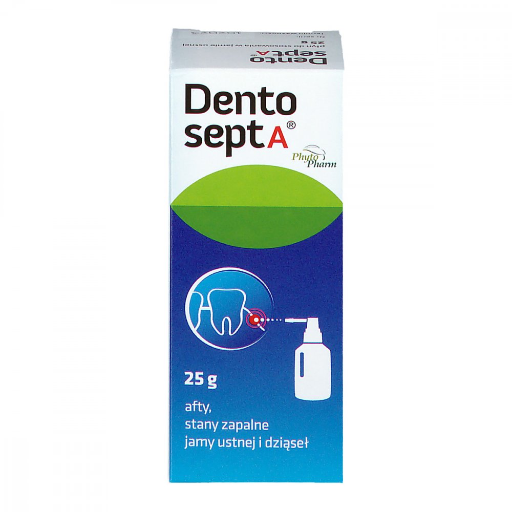 Dentosept A płyn do stosowania w jamie ustnej z aplikatorem 25 g