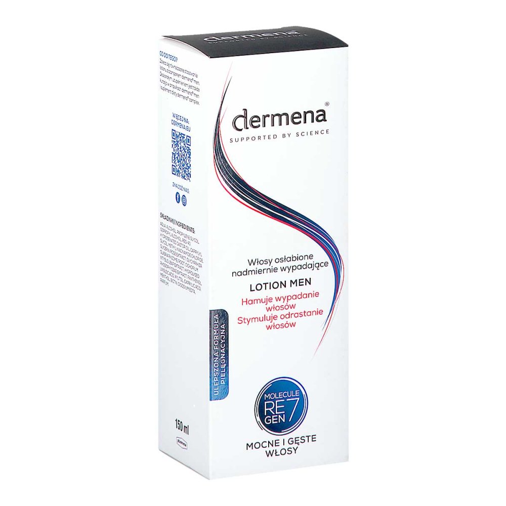 DERMENA MEN Lotion hamujący wypadanie włosów, dla mężczyzn 150 ml