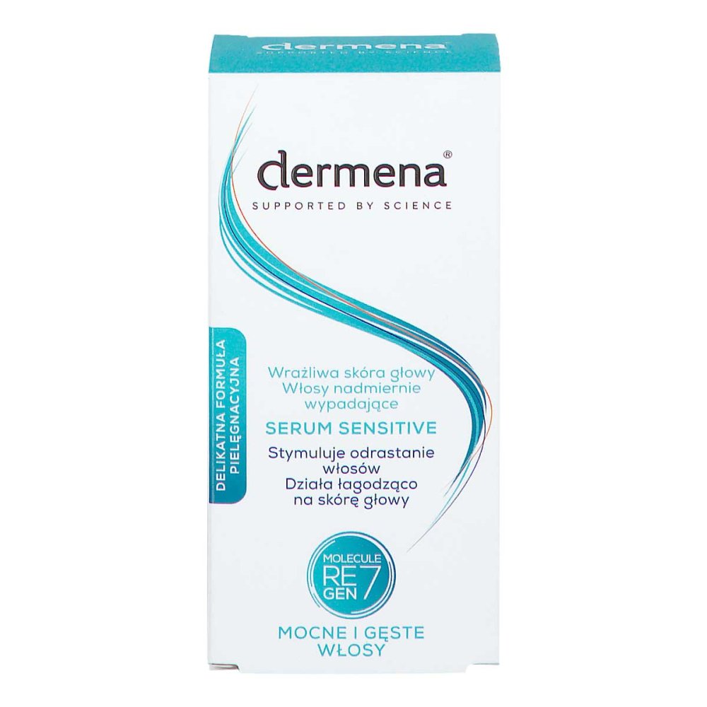 DERMENA SENSITIVE Serum wrażliwa skóra głowy włosy nadmiernie ...
