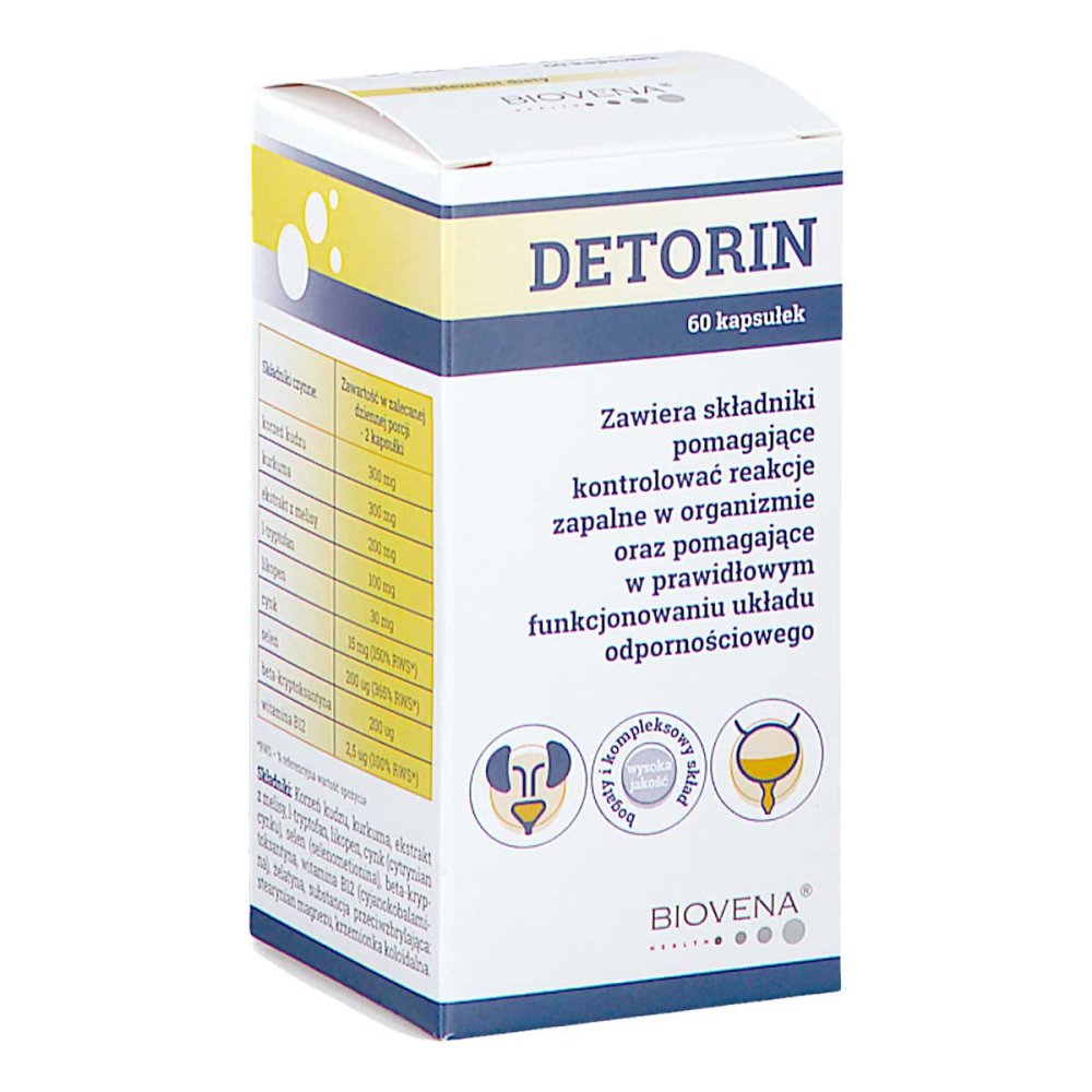 Detorin kapsułki 60 kup online | apteka internetowa apo-discounter.pl