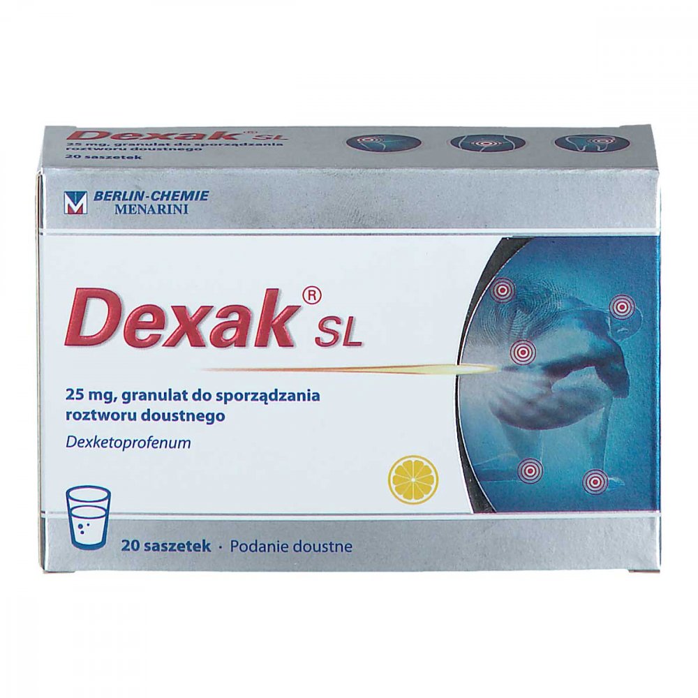 Dexak SL saszetki 20 kup online | apteka internetowa apo-discounter.pl