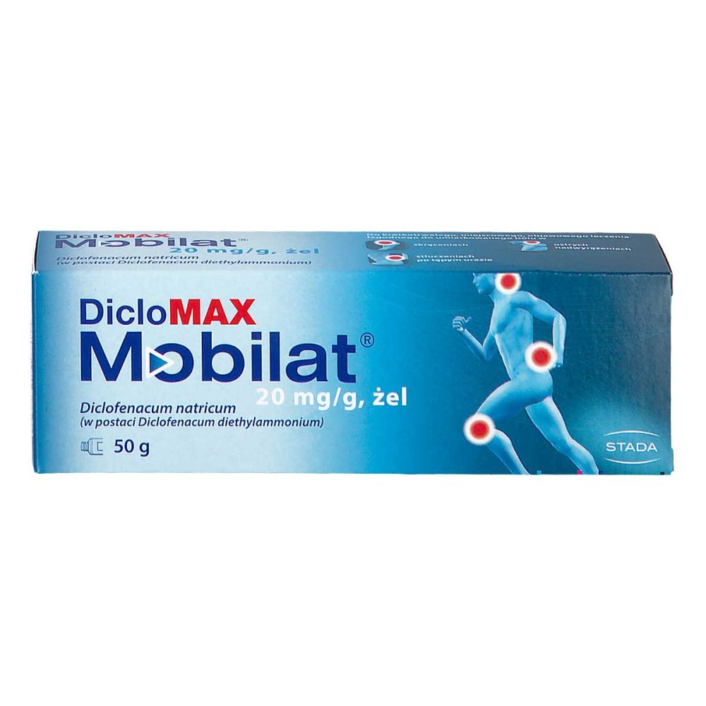 Diclomax Mobilat 50 g kup online | apteka internetowa apo-discounter.pl