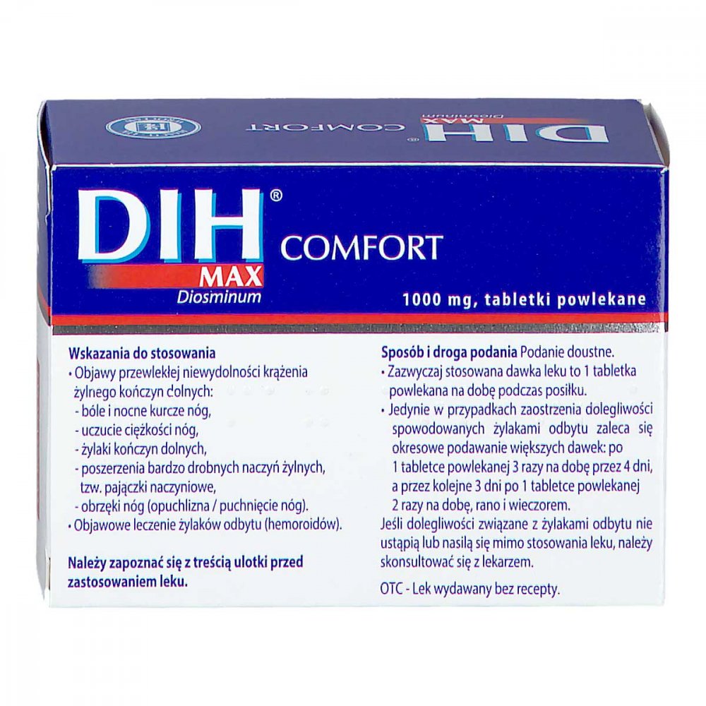 DIH MAX COMFORT 30 kup online | apteka internetowa apo-discounter.pl