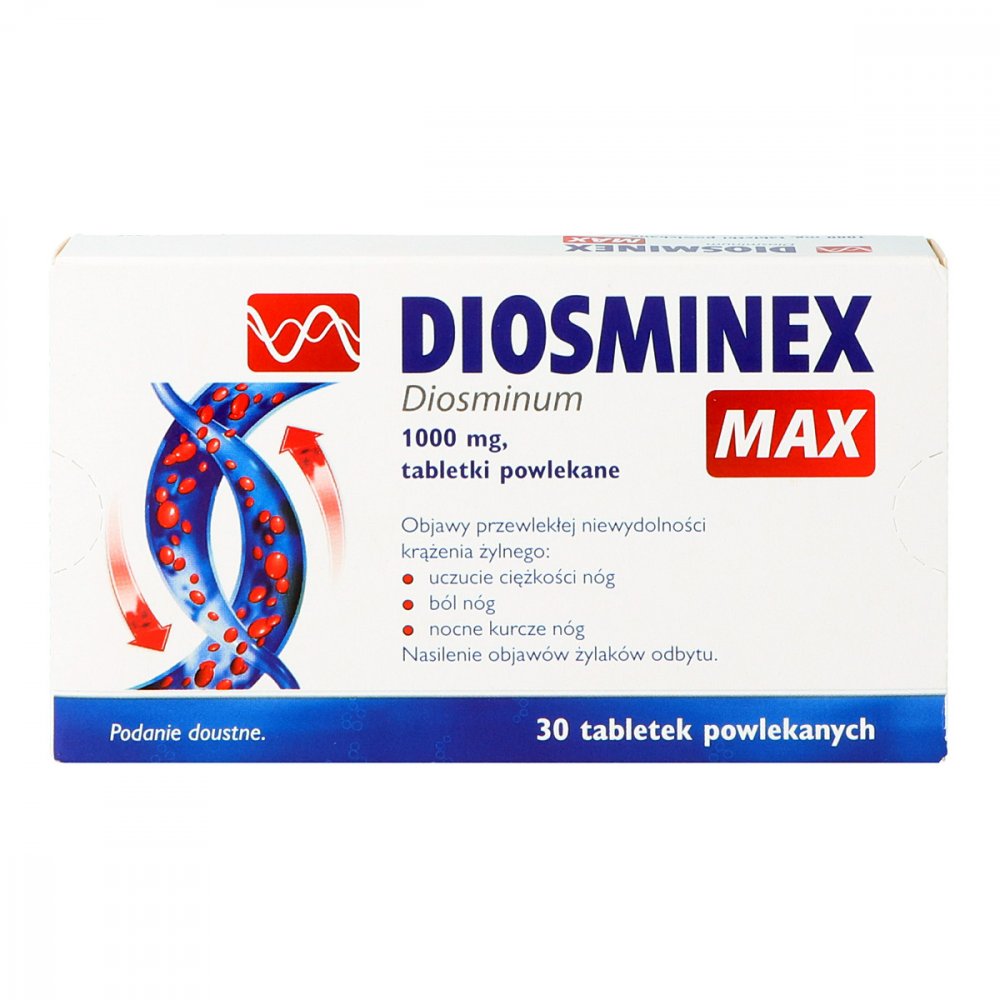 Diosminex Max tabletki powlekane 30 kup online