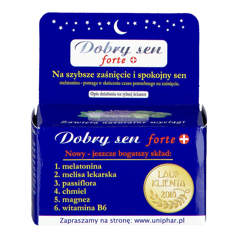 Dobry Sen Forte, tabletki Dobry Den Forte opinie, cena - Apo-Discounter.pl