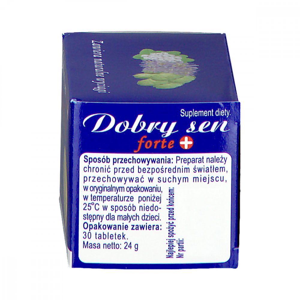 Dobry Sen Forte, tabletki Dobry Den Forte opinie, cena - Apo-Discounter.pl