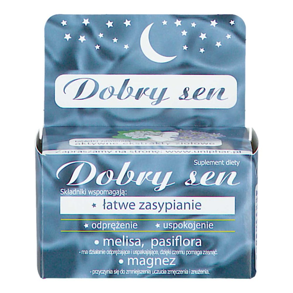 Dobry Sen tabletki 30 kup online | apteka internetowa apo-discounter.pl