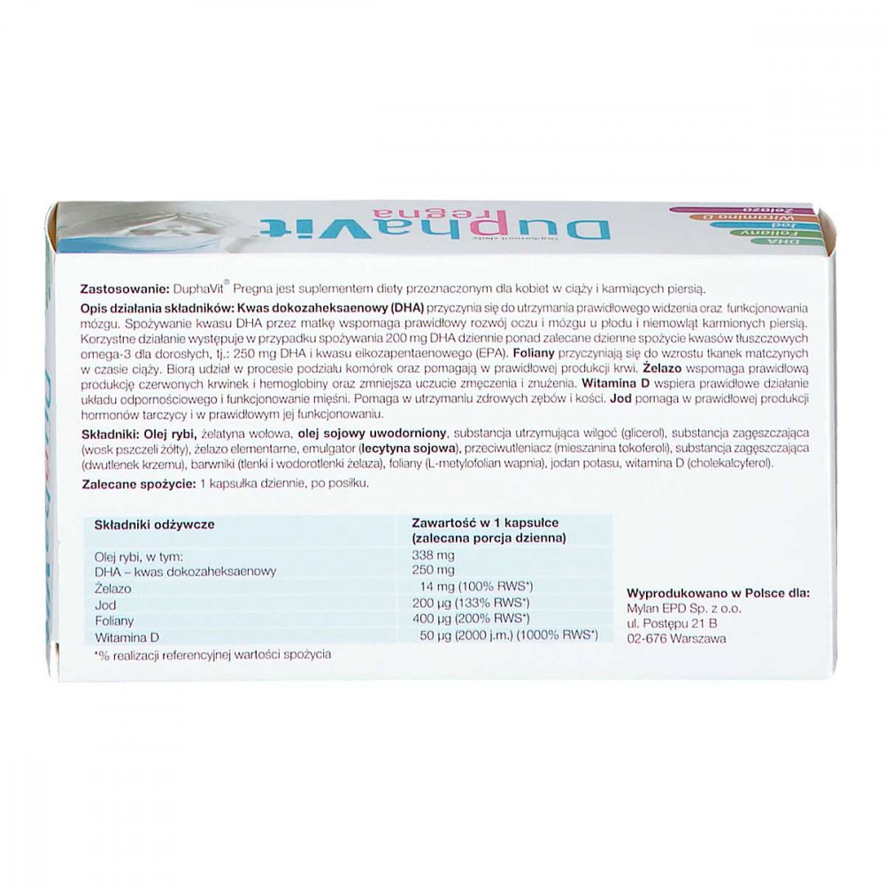 Duphavit Pregna kapsułki 30 | apteka internetowa apo-discounter.pl