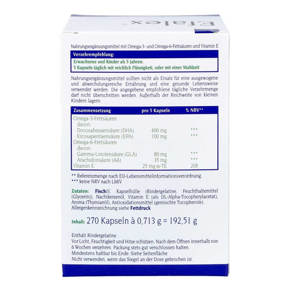 Efalex kapsułki 270 szt. kup online | apteka internetowa apo-discounter.pl