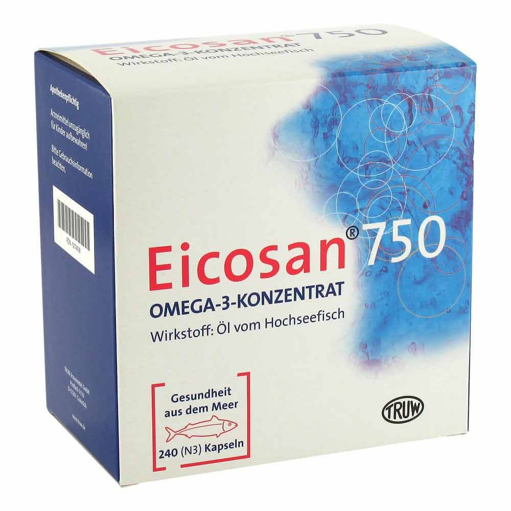 Eicosan 750 Omega 3 Konzentrat kapsułki 240 szt.