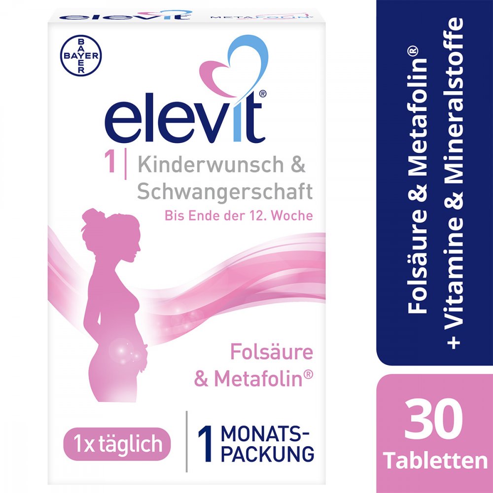 Elevit 1 dla kobiet starających się o dziecko, tabletki 30 szt.