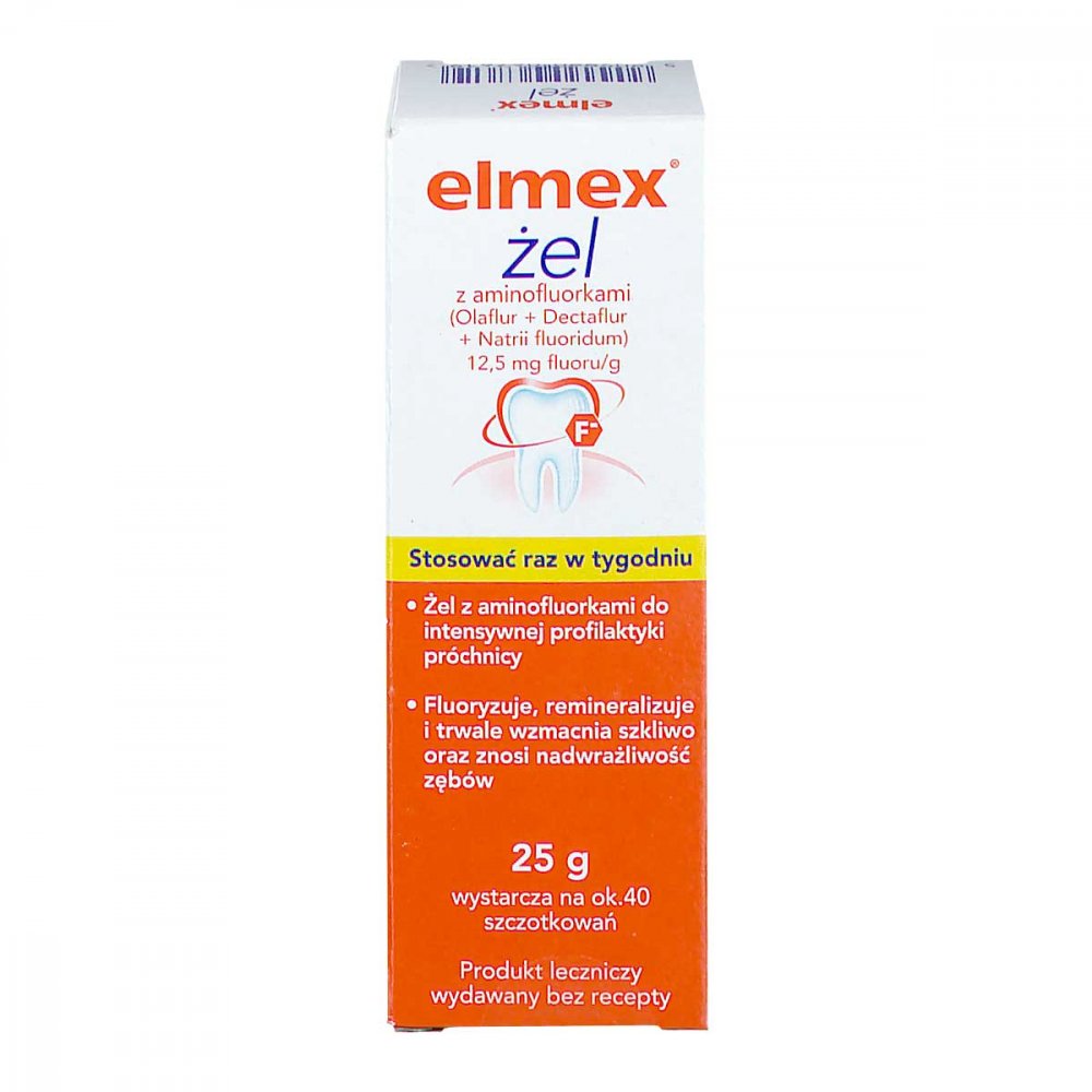 Elmex żel do fluoryzacji zębów opinie, cena - Apo-Discounter.pl