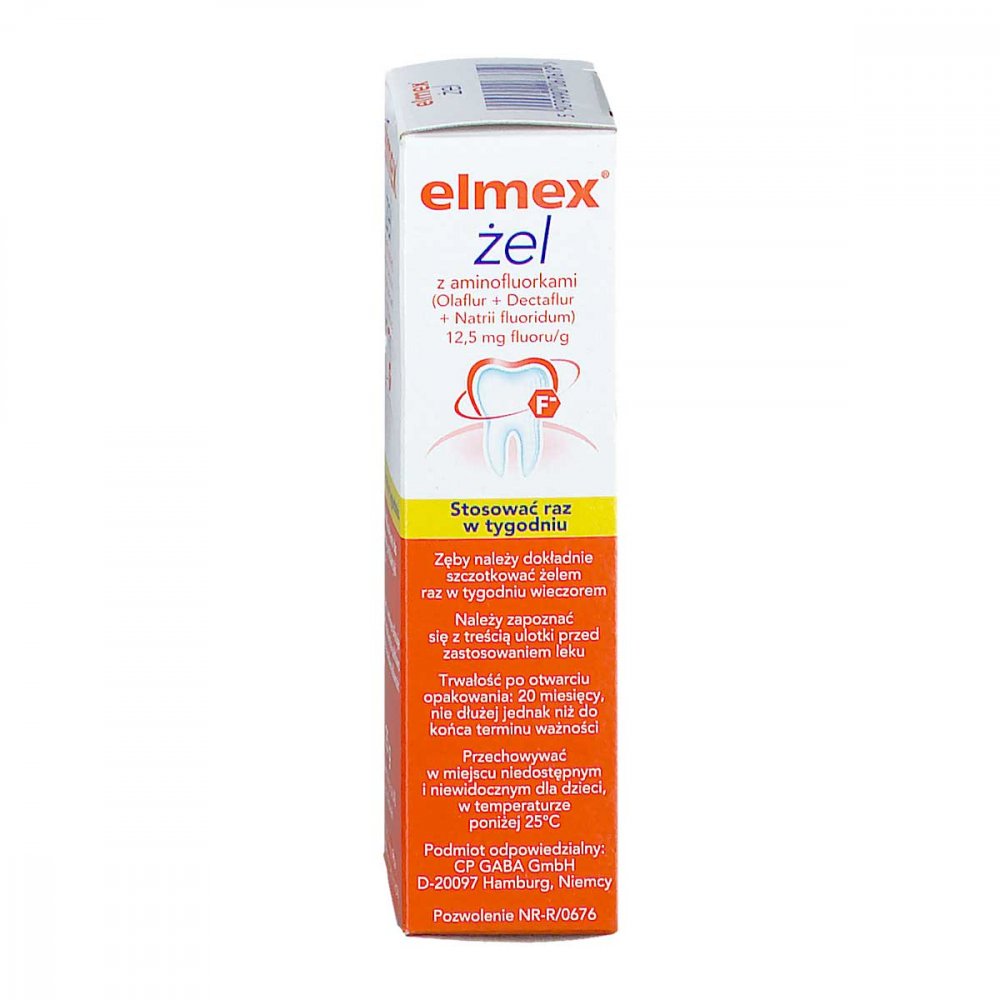 Elmex żel do fluoryzacji zębów opinie, cena - Apo-Discounter.pl