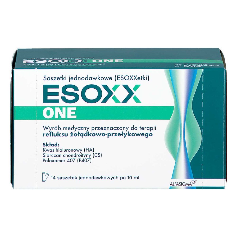 Esoxx One saszetki na refluks, Esoxx One skład, opinie - Apo-Discounter.pl