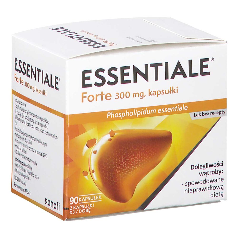 Essentiale Forte 300mg 90 kup online | apteka internetowa apo-discounter.pl