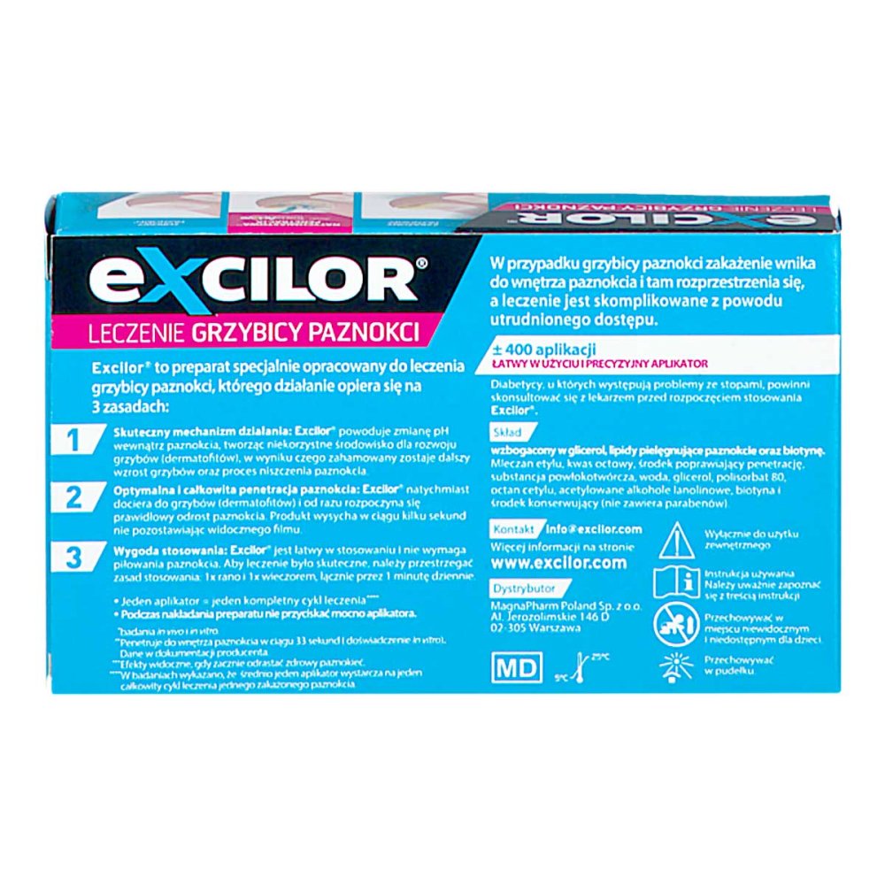 Excilor leczenie grzybicy paznokci (sztyft) 1 kup online
