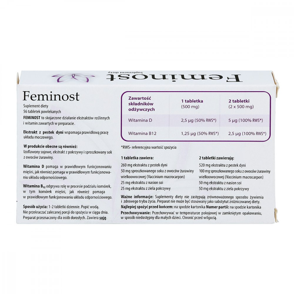 Feminost tabletki na nietrzymanie moczu bez recepty, tabletki Feminost ...