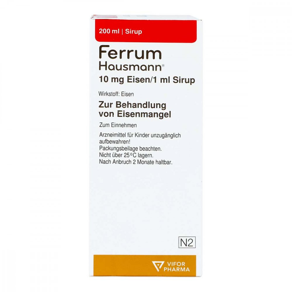 Ferrum Hausmann syrop 200 ml kup online | apteka internetowa apo ...