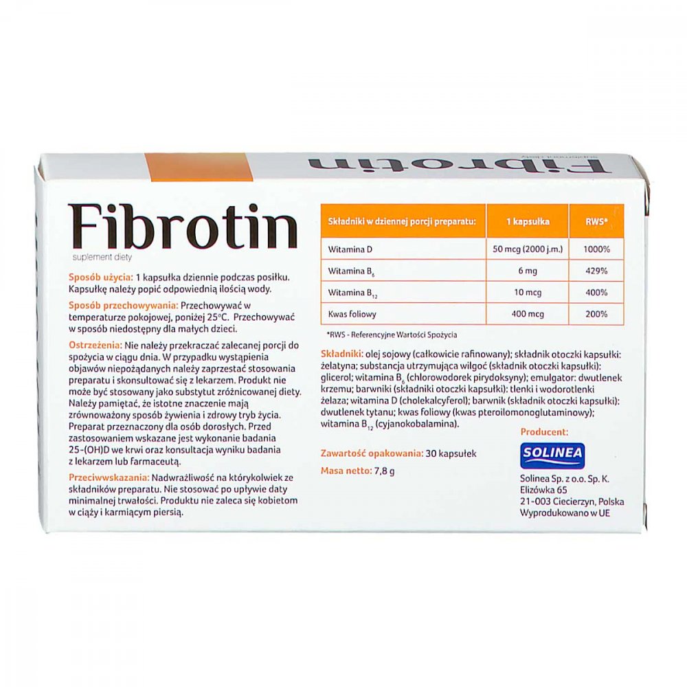Fibrotin kapsułki 30 kup online | apteka internetowa apo-discounter.pl