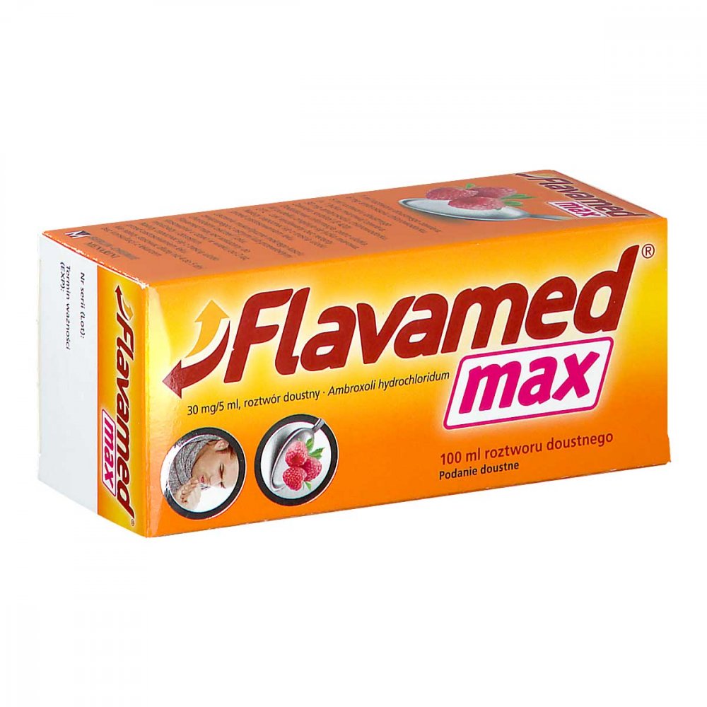 Flavamed Max roztwór doustny 100 ml | apteka internetowa apo-discounter.pl