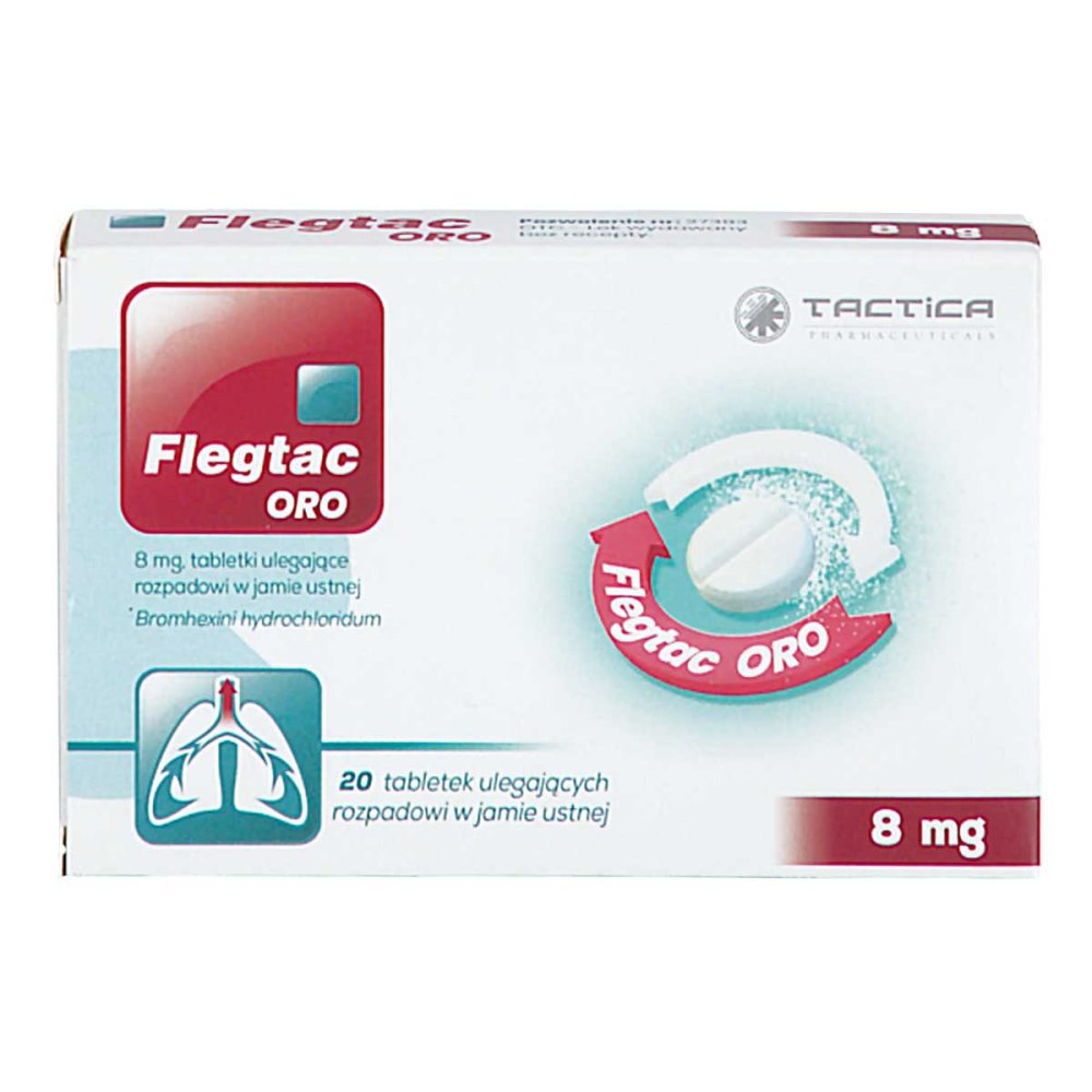 Flegtac Oro tabletki 20 kup online | apteka internetowa apo-discounter.pl