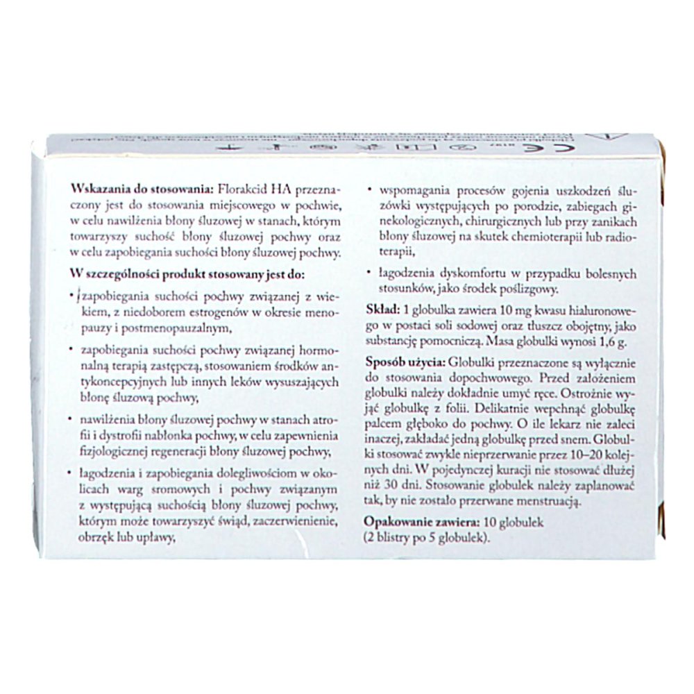 Florakcid HA 10mg globulki 10 kup online | apteka internetowa apo ...