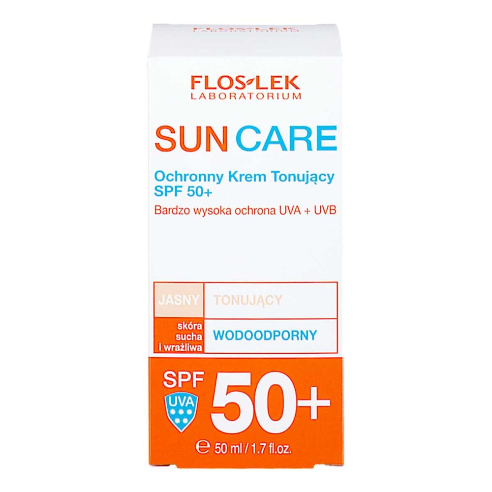 FLOS-LEK SUN CARE Ochronny Krem tonujący SPF 50+ 50 ml