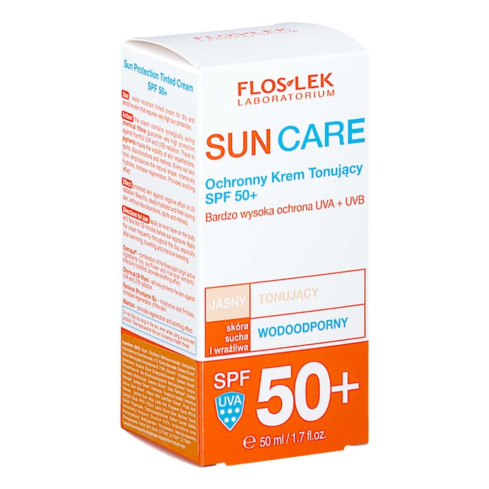 FLOS-LEK SUN CARE Ochronny Krem tonujący SPF 50+ 50 ml