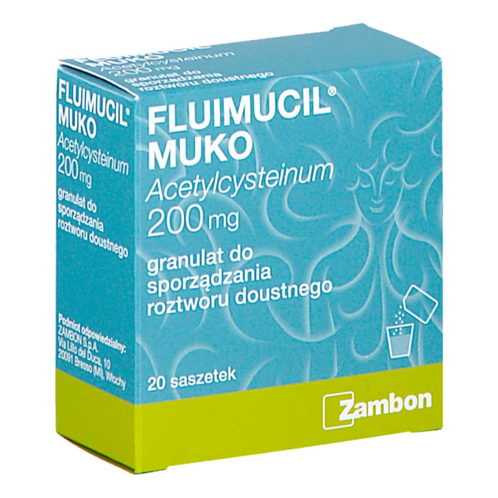 Fluimucil Muko saszetki 20 kup online | apteka internetowa apo ...