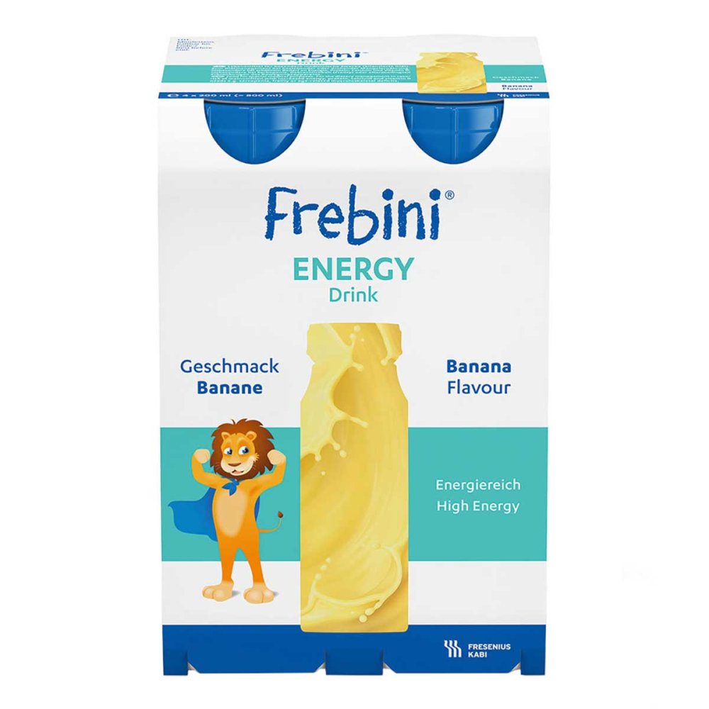 Frebini Energy Drink Banane Trinkflasche 6x4x200 ml