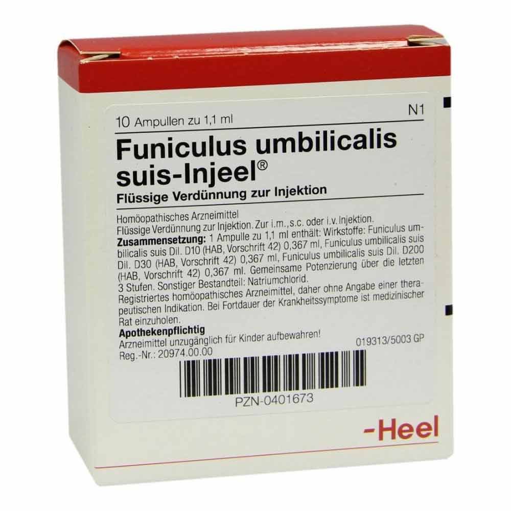 Funiculus Umbilical. Suis Injeele 1,1 ml ampułki 10 szt.