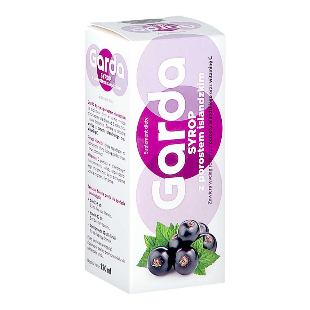 Garda Syrop z Porostem Islandzkim 120 ml kup online
