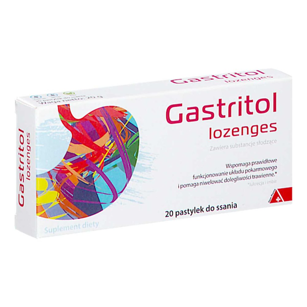 Gastritol Lozenges pastylki 20 kup online | apteka internetowa apo ...