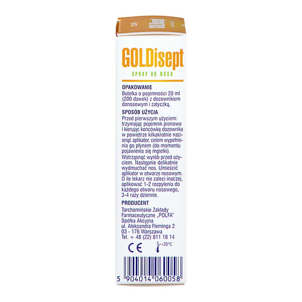 Goldisept spray do nosa 1 kup online | apteka internetowa apo-discounter.pl
