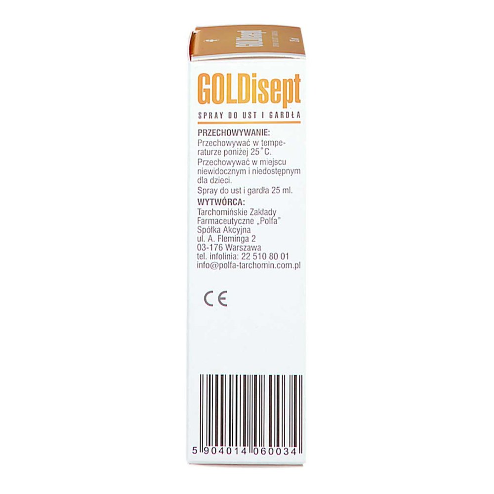 GOLDisept spray do ust i gardła 25 ml kup online