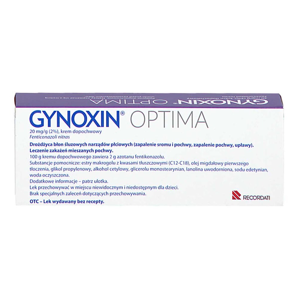 Gynoxin Optima krem 30 g | apteka internetowa apo-discounter.pl