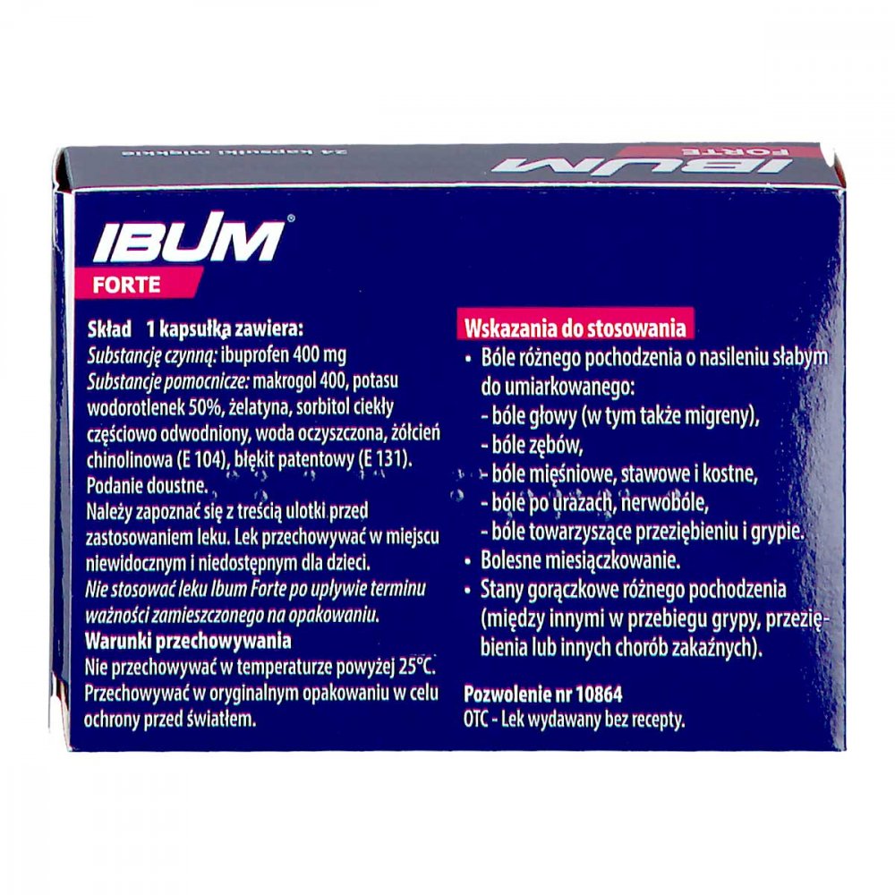 Ibum Forte kapsułki 24 kup online | apteka internetowa apo-discounter.pl