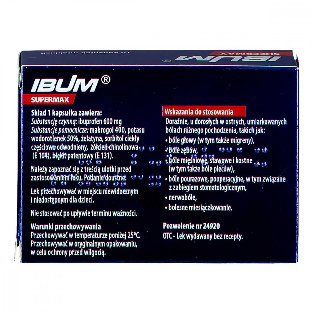 Ibum Supermax 10 kup online | apteka internetowa apo-discounter.pl