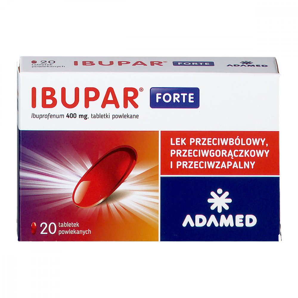 Ibupar Forte 400mg tabletki 20 kup online | apteka internetowa apo ...