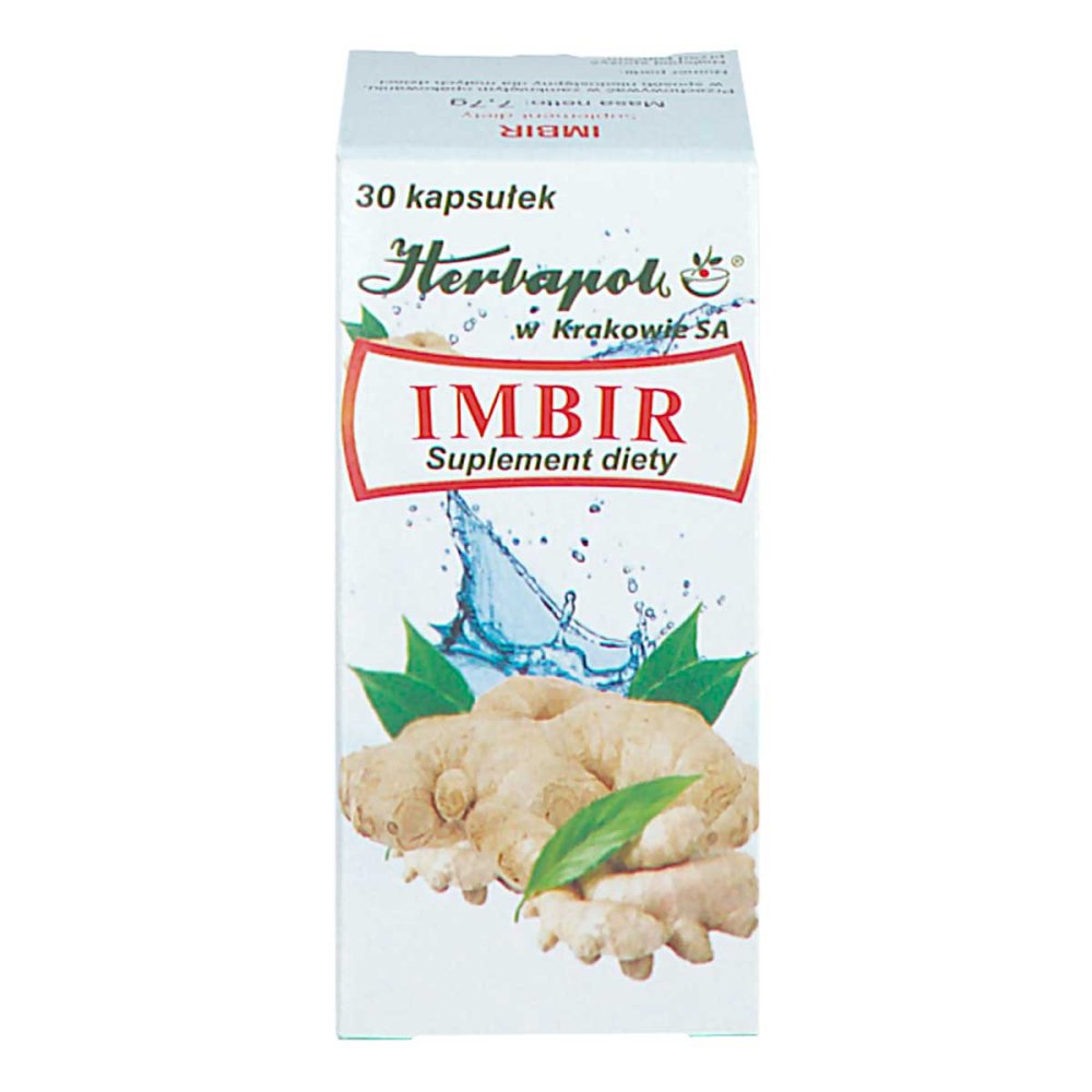 Imbir kapsułki, imbir w kapsułkach Herbapol - Apo-Discounter.pl