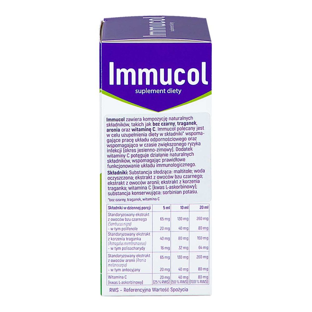 Immucol 3 syrop 200 ml kup online | apteka internetowa apo-discounter.pl