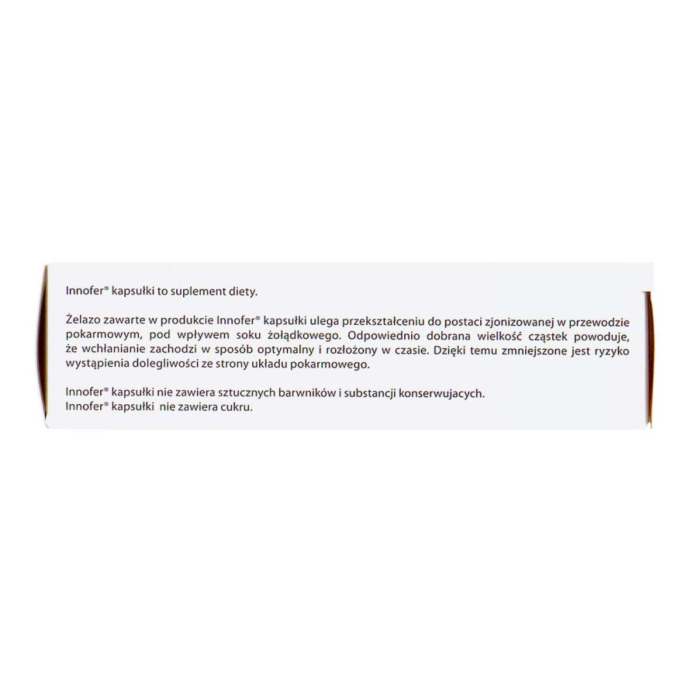 Innofer kapsułki 90 kup online | apteka internetowa apo-discounter.pl