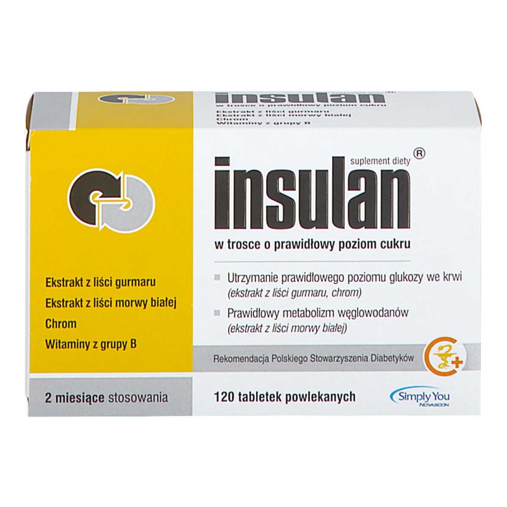 Insulan tabletki powlekane 120 kup online | apteka internetowa apo ...