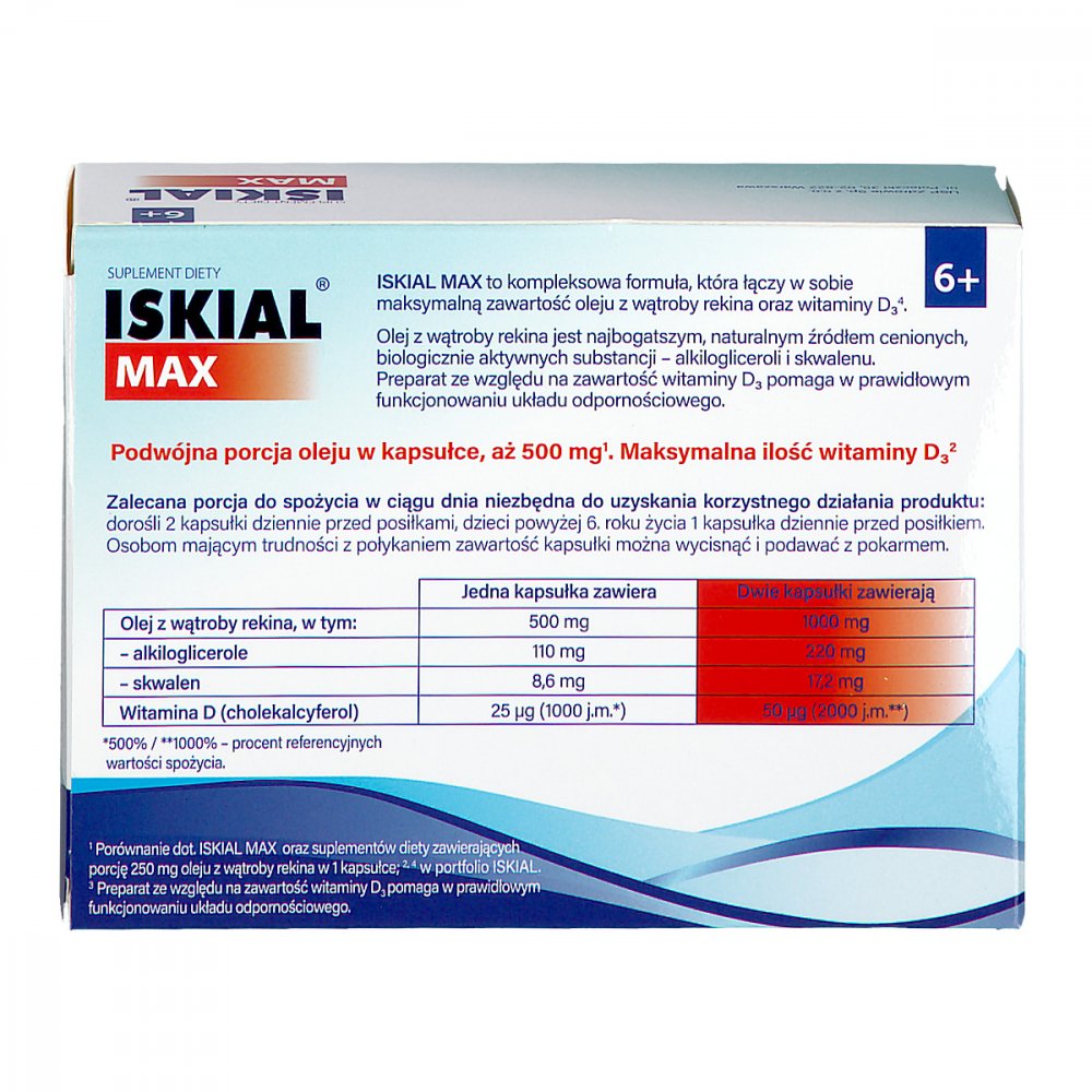 Iskial Max kapsułki, Iskial Max 120 kapsułek - Apo-Discounter.pl