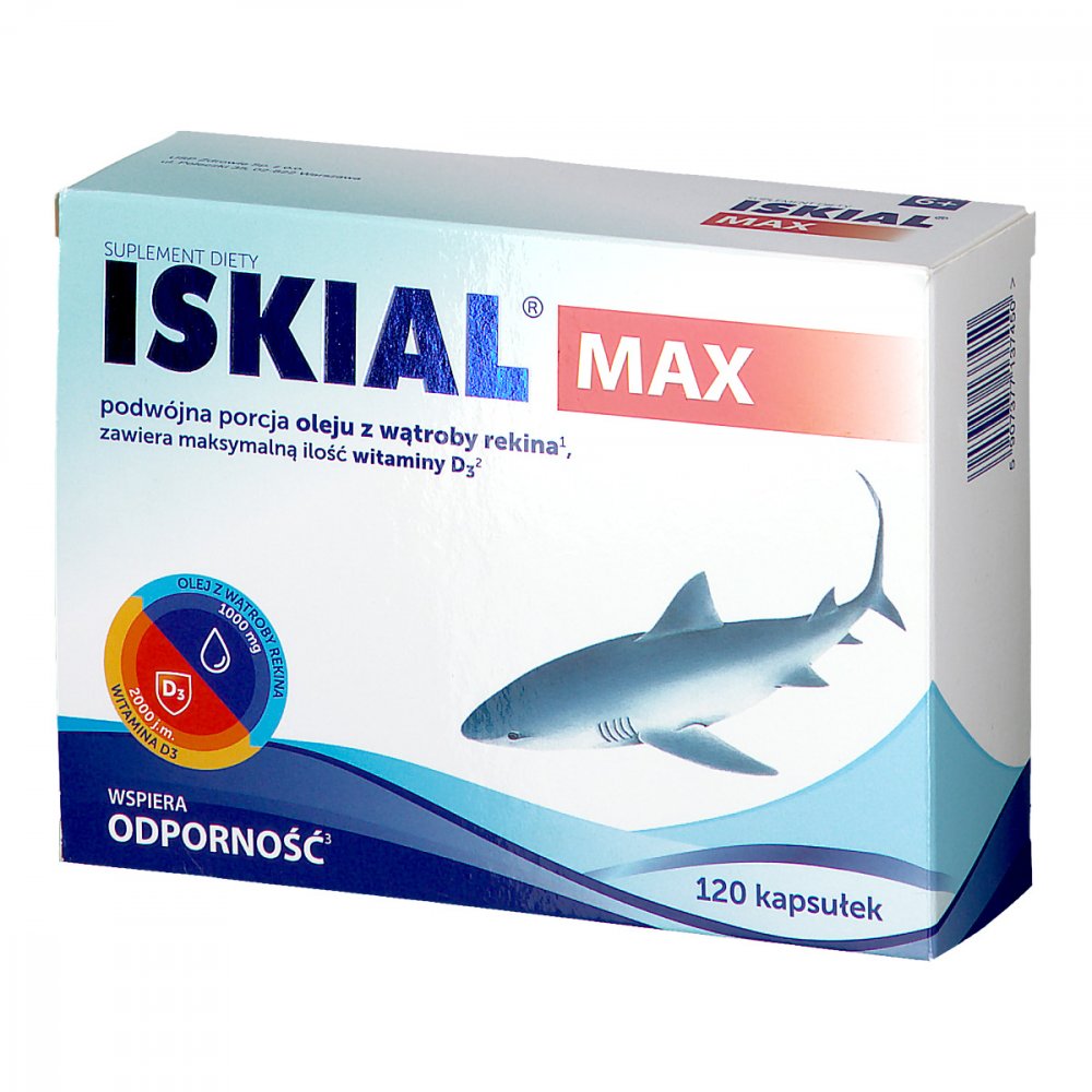 Iskial Max kapsułki, Iskial Max 120 kapsułek - Apo-Discounter.pl