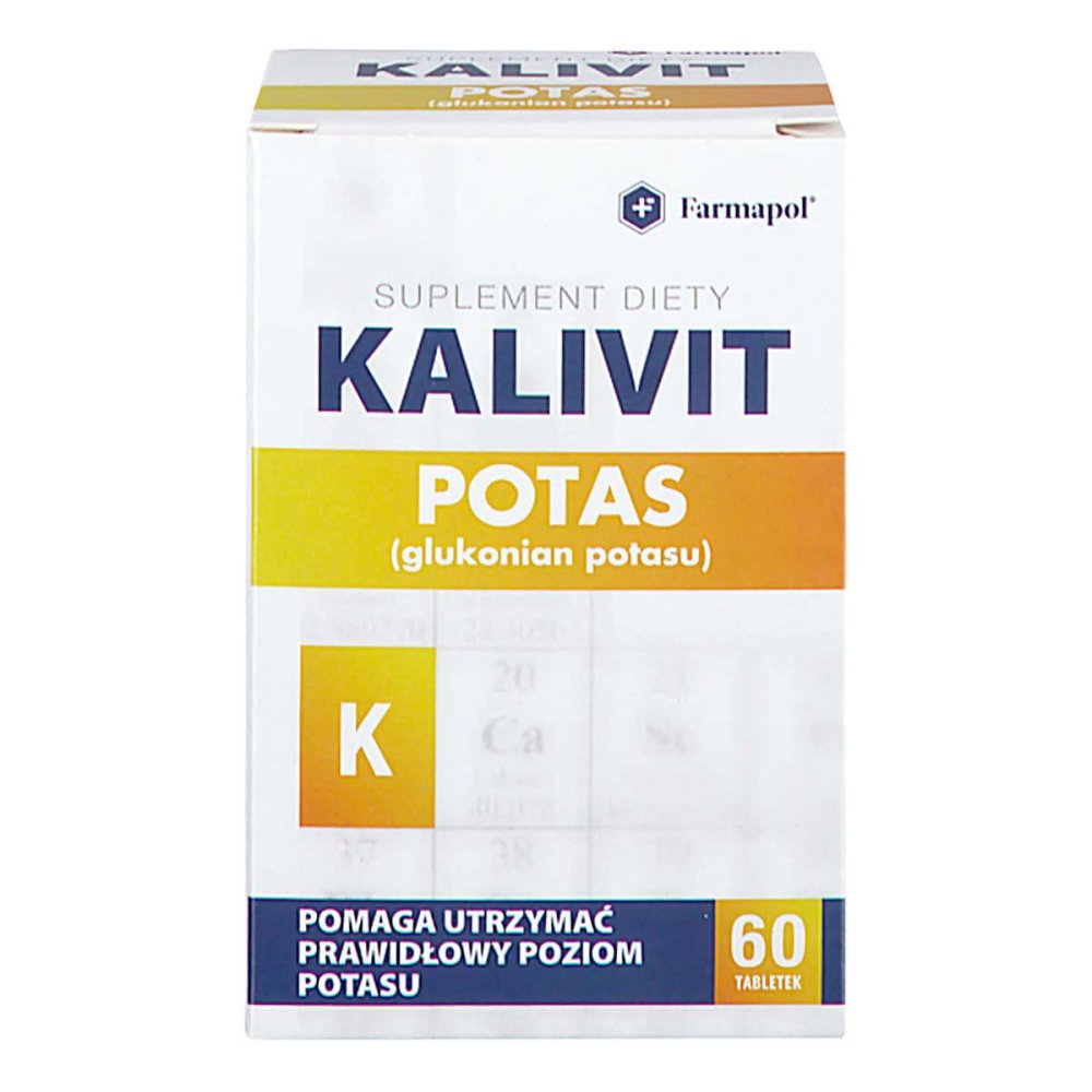 Kalivit potas, glukonian potasu tabletki - Apo-Discounter.pl