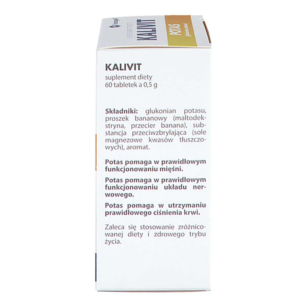 Kalivit potas, glukonian potasu tabletki - Apo-Discounter.pl